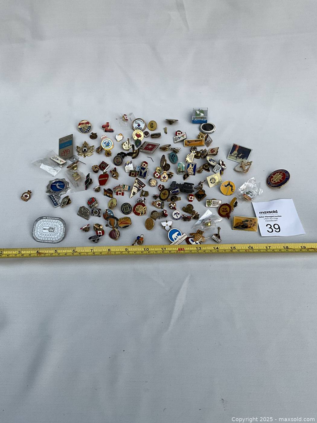 Assorted enamel lapel pin collection | Maxsold