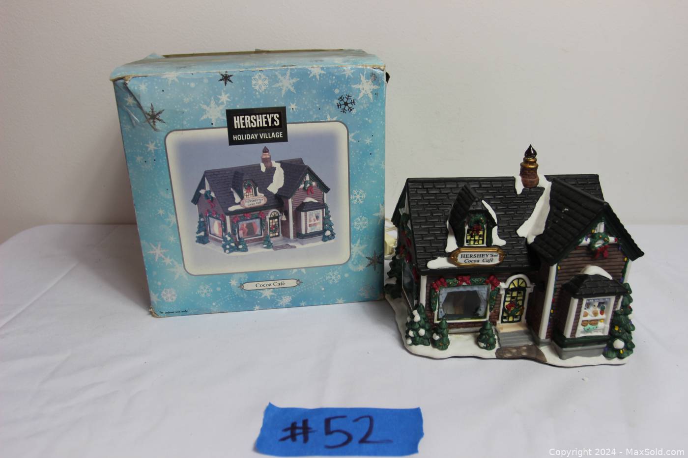 Hershey's Holiday Village Collection Cocoa Cafe Lighted Christmas ...