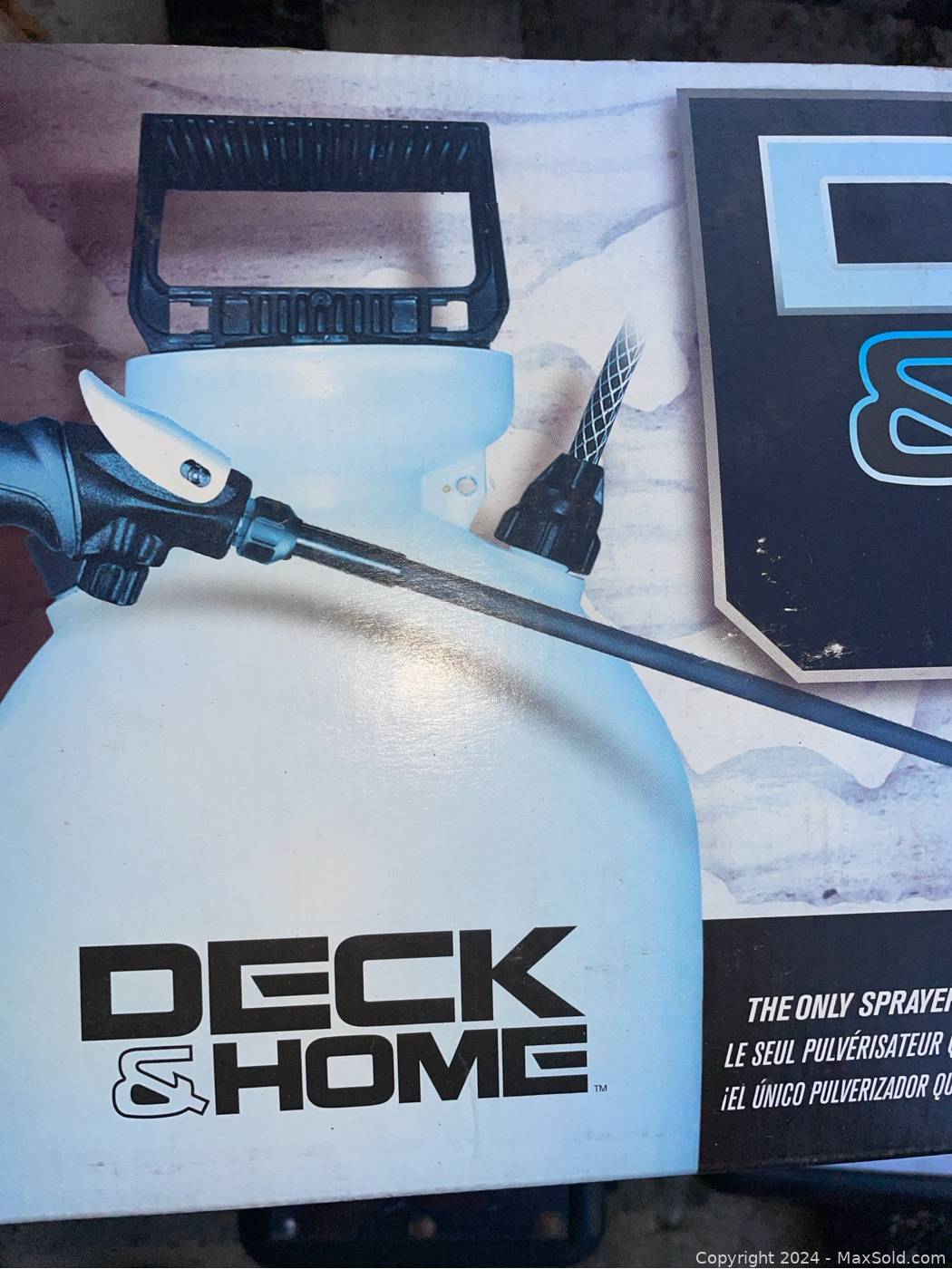Deck & Home Universal Sprayer with Nozzle Kit and Two Yellow Tool Boxes ...