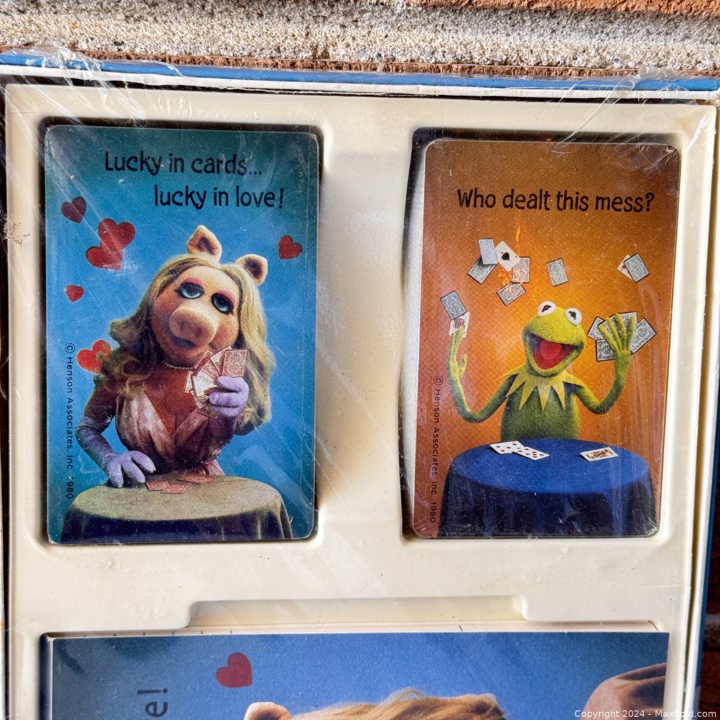 Vintage 1980 Muppets Playing Cards Sealed Set | Maxsold