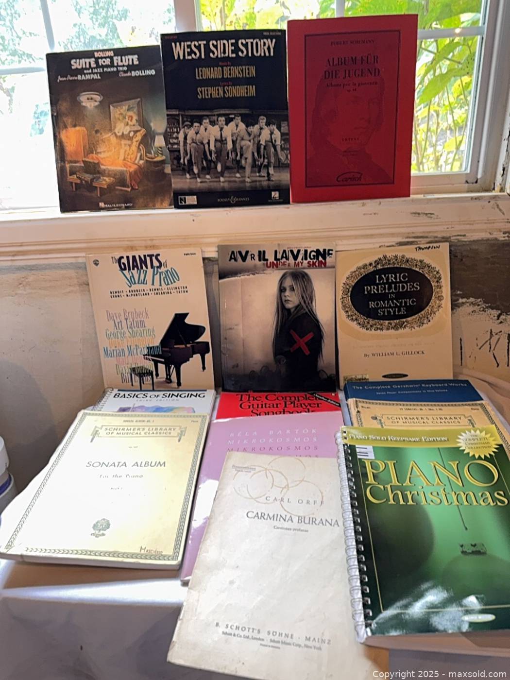 14 music score books for flute voice piano | Maxsold