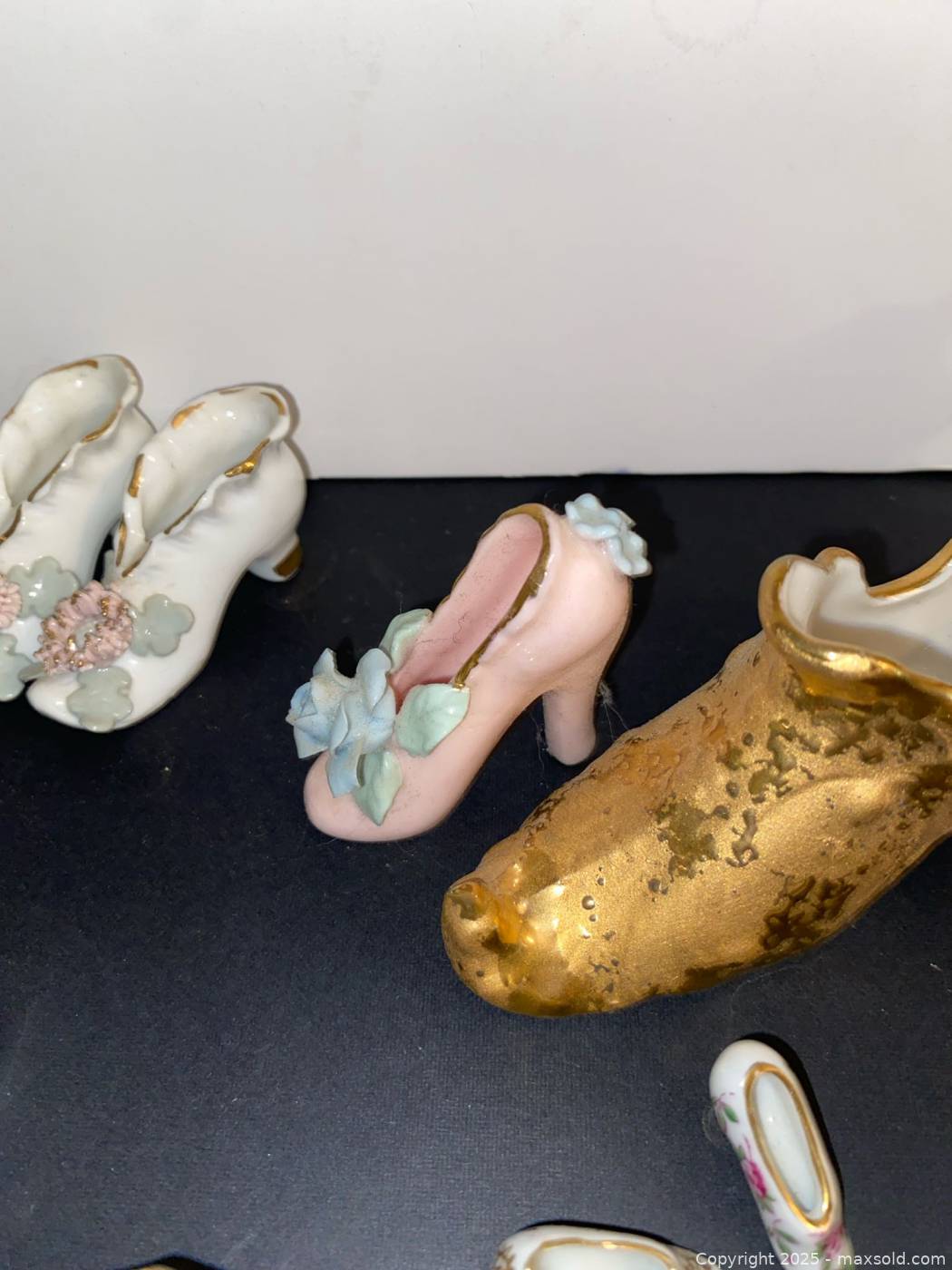 Paragon Limoges porcelain miniature shoes | Maxsold
