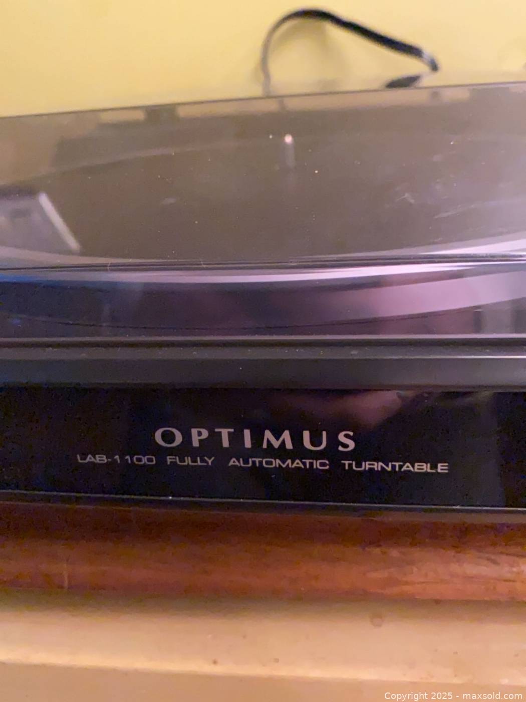 Optimus LAB-1100 automatic turntable | Maxsold