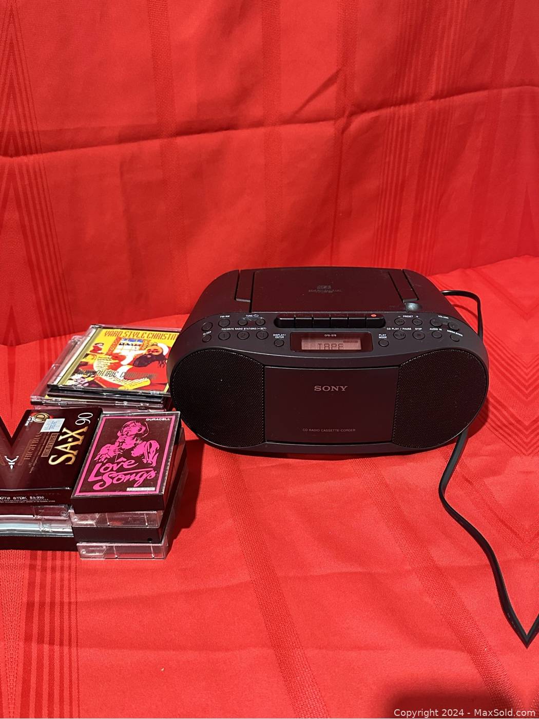 Sony CFD-S70 CD Radio Cassette Recorder Audio System with CDs and ...
