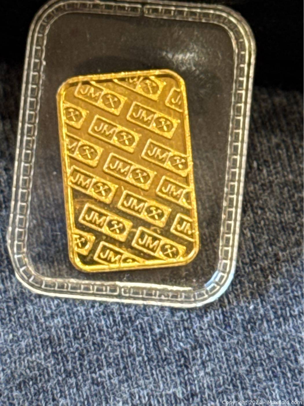 Johnson Matthey Silver & Gold Bars with 1983 Chinese Panda Coin | Maxsold