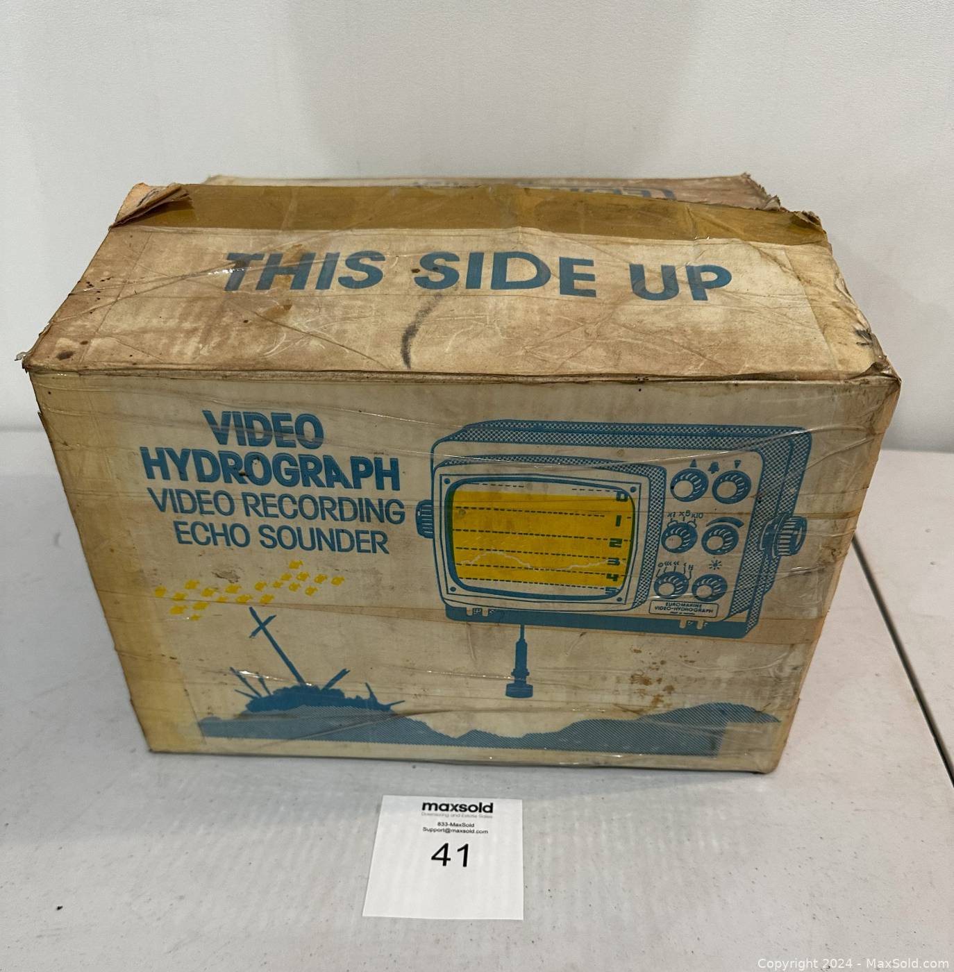 Vintage Video Hydrograph Video Recording Echo Sounder Fish Finder | Maxsold
