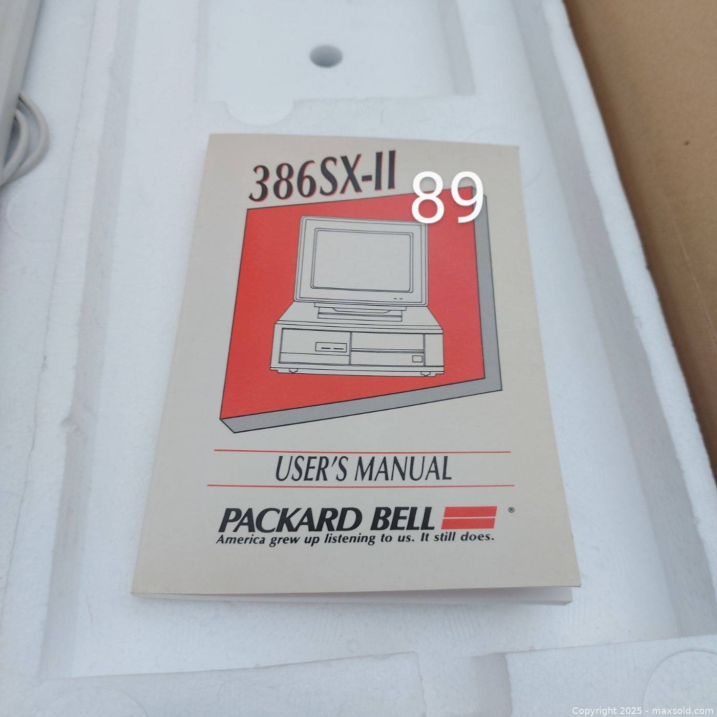1992 Packard Bell Legend VIII 386SX desktop computer | Maxsold