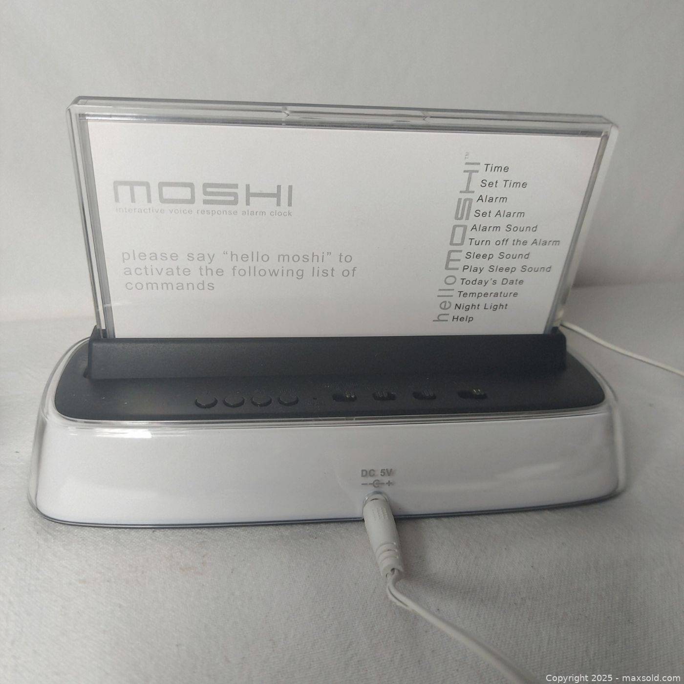 Moshi talking alarm clock, digital alarm clock, Bushnell binoculars ...