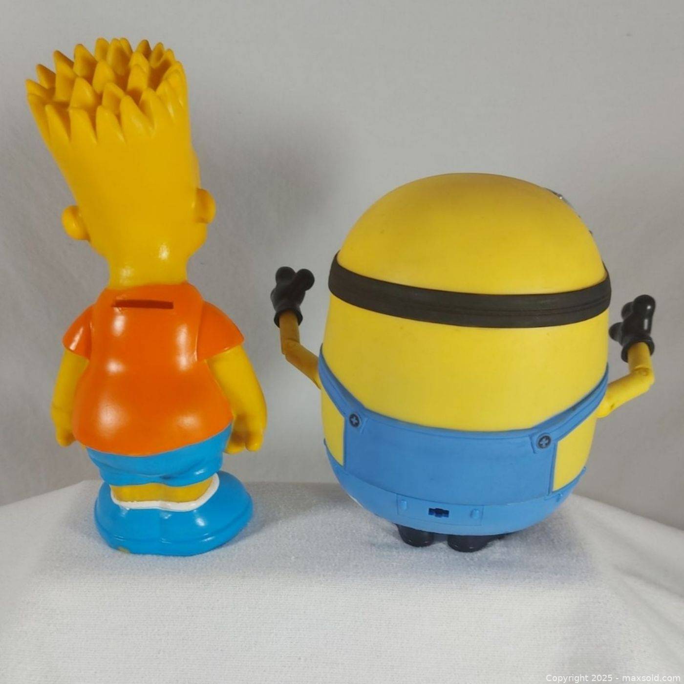 Thinkway Talking Dave Minion & Bart Simpson Bank | Maxsold