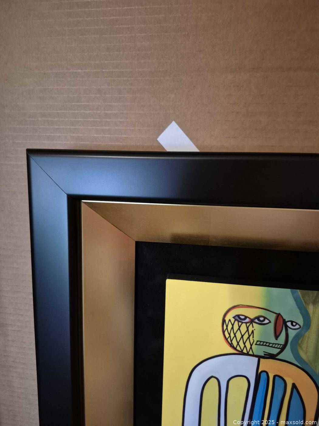 David Le Batard hand-signed Caldograph "May Peace Be With You" framed ...