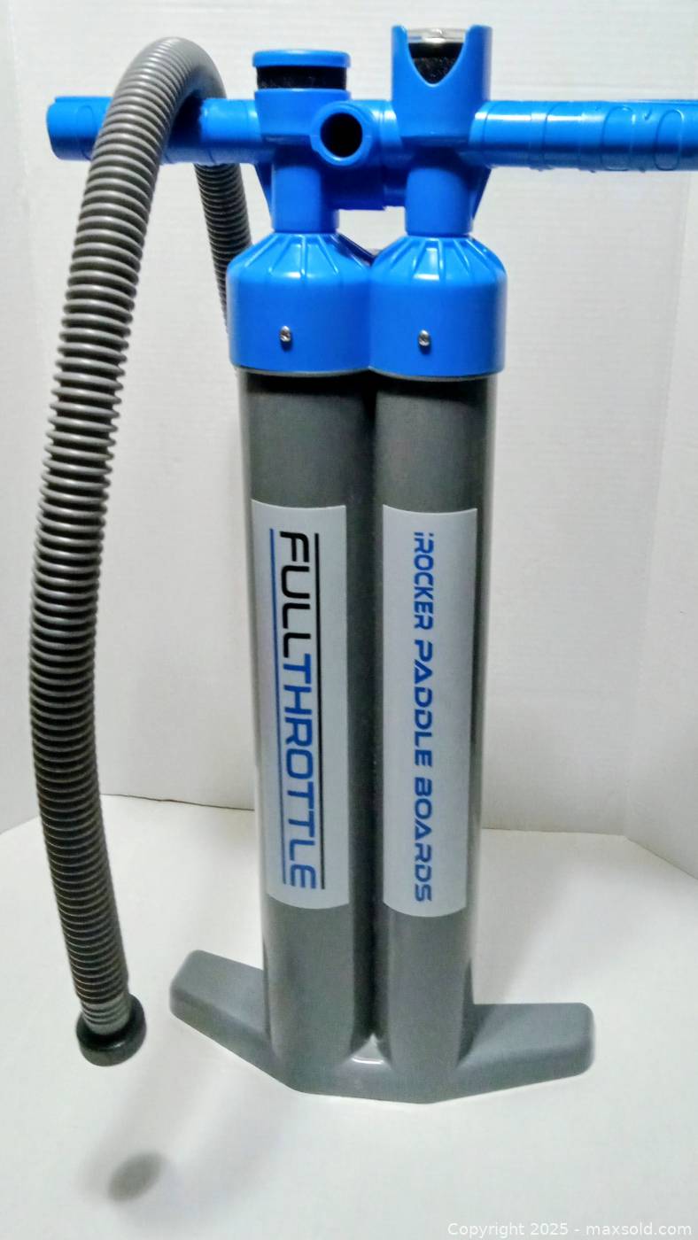 iRocker Full Throttle dual-chamber SUP hand pump | Maxsold
