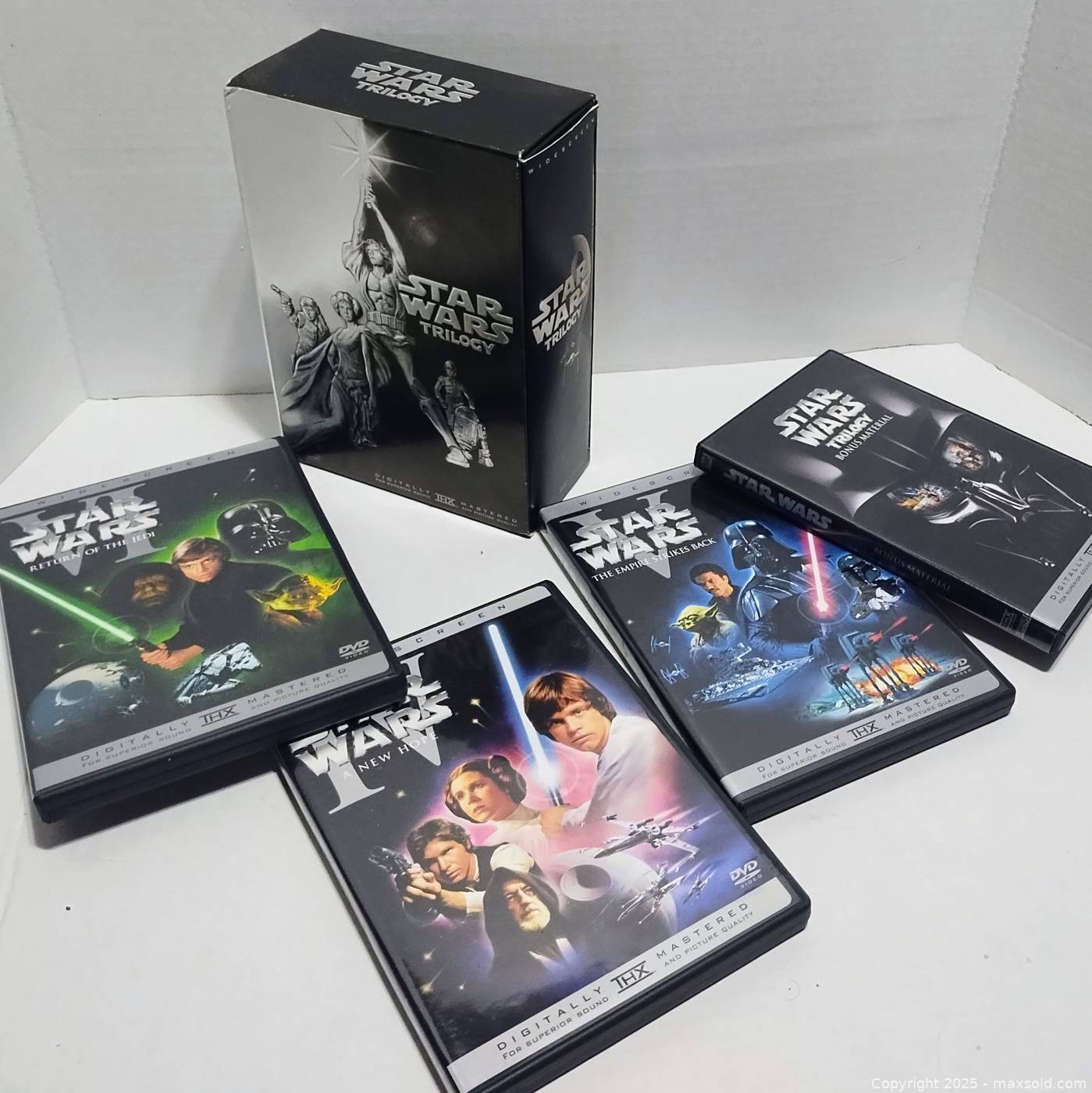 Star Wars Trilogy 4-Disc DVD Set 2004 | Maxsold