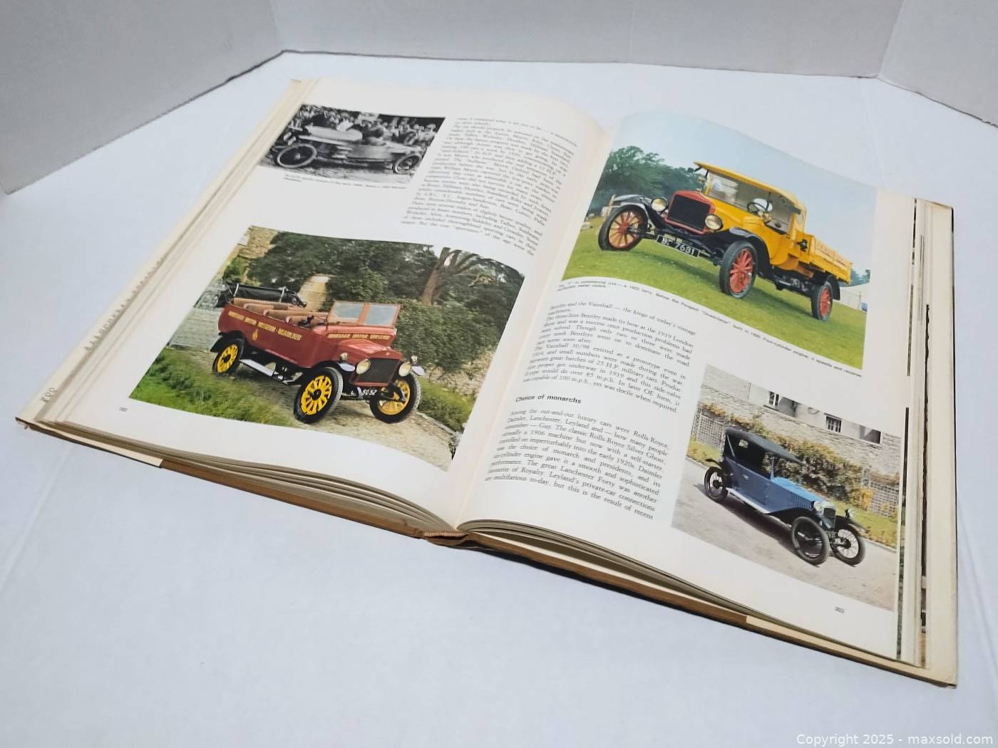 Vintage hardcover "History of the Motor Car" book with dust jacket ...