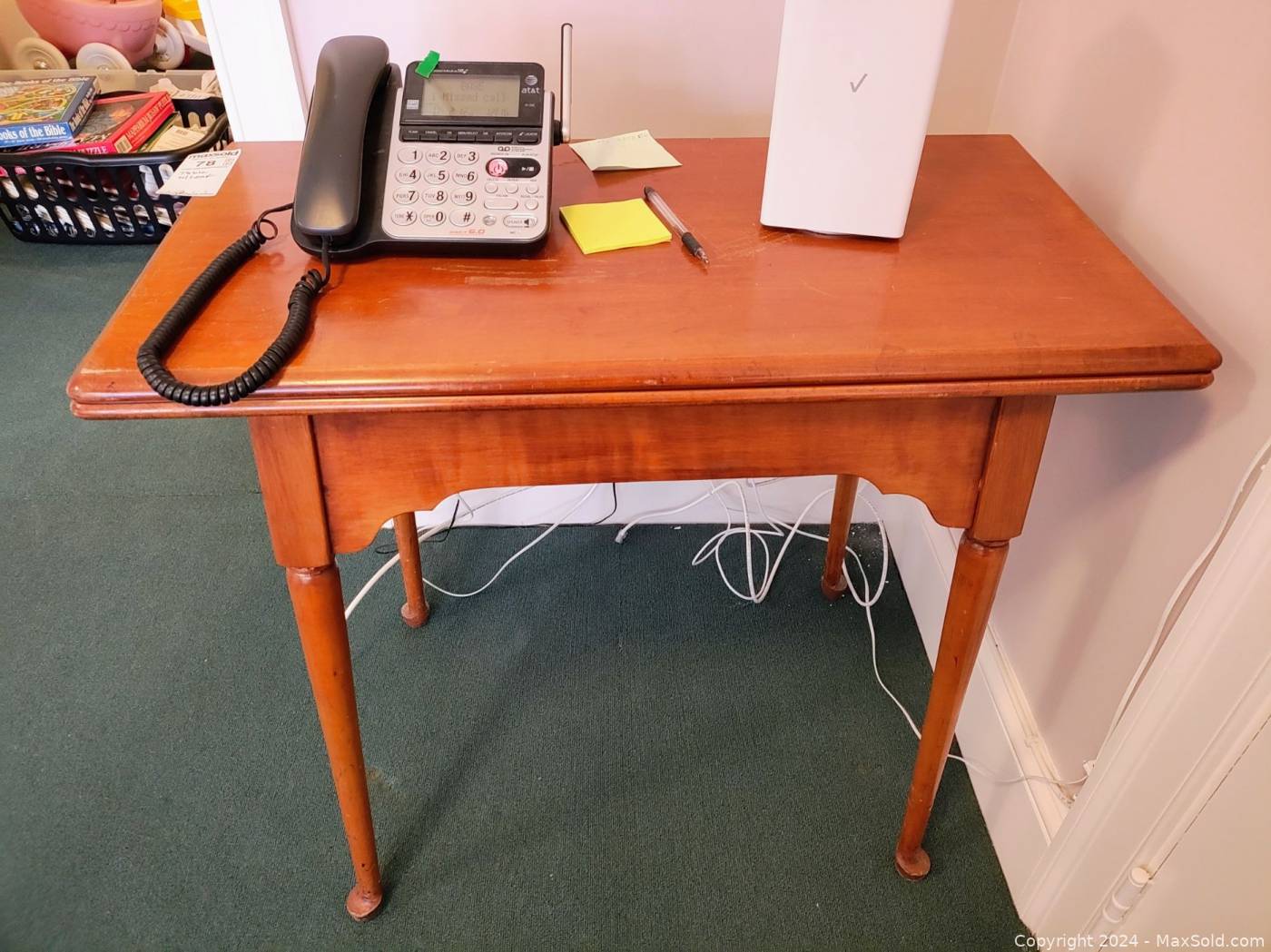 Hinged Leaf Side Table with Noted Scratches | Maxsold