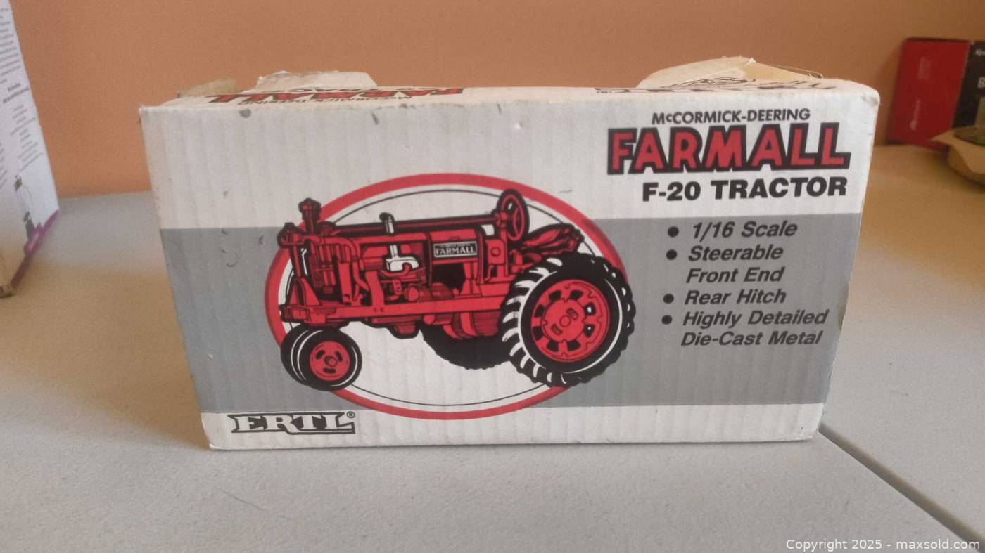 Ertl Farmall F-20 Tractor 1/16 Die-Cast | Maxsold