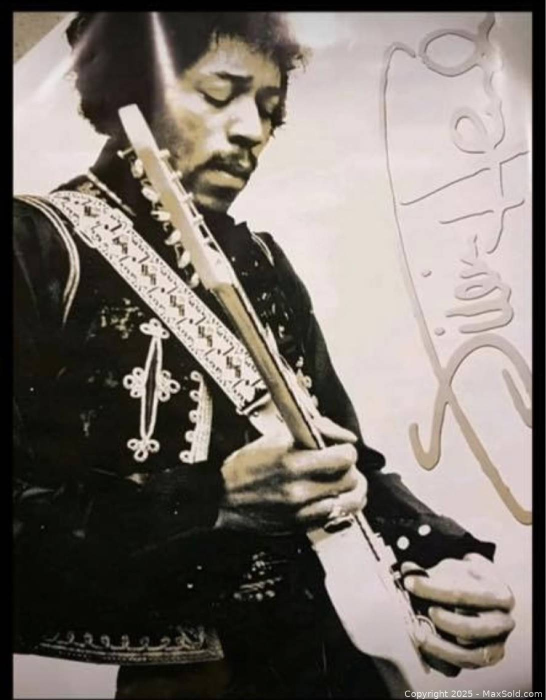Jimi Hendrix Large Poster 40x60 | Maxsold