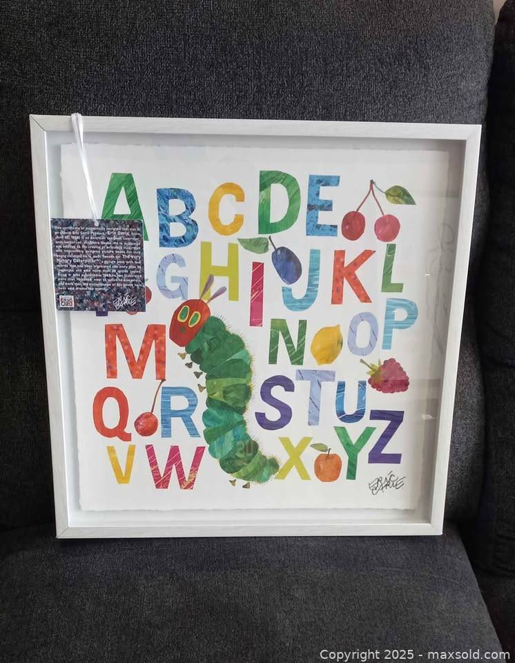 The Very Hungry Caterpillar Alphabet Print by Erick Carne, Certified ...