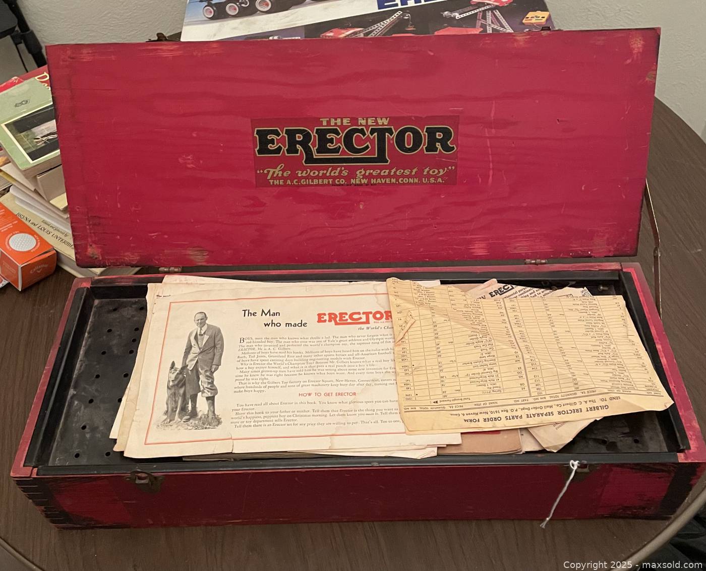 1920s Gabriel The New Erector Set in Original Box with Manuals | Maxsold