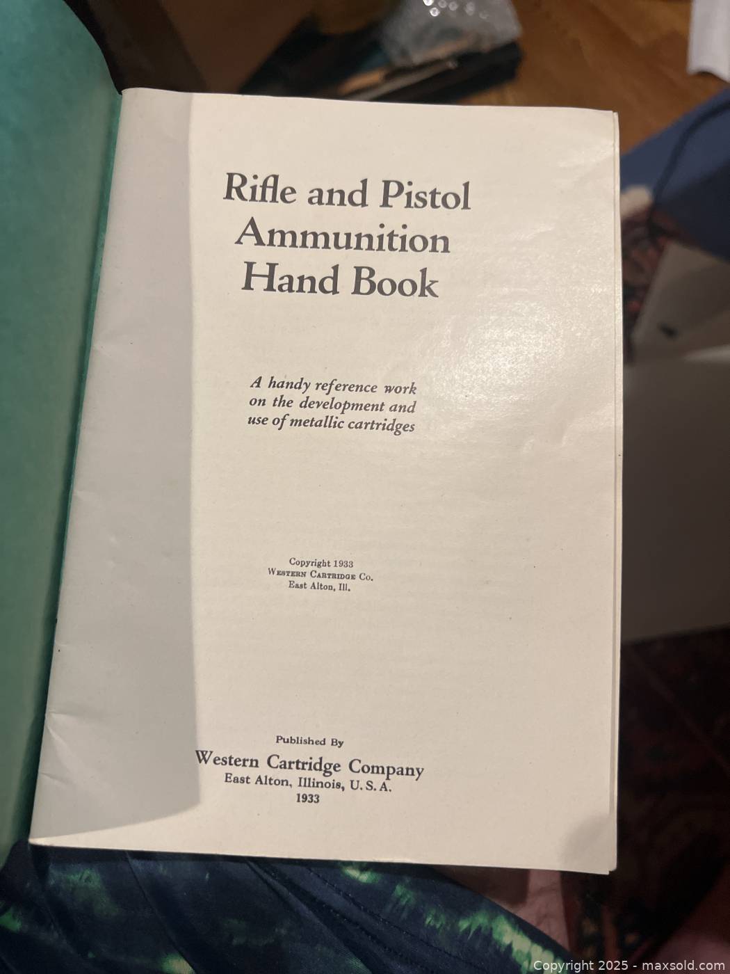 Western Cartridge Company Rifle and Pistol Ammunition Handbook 1933 ...