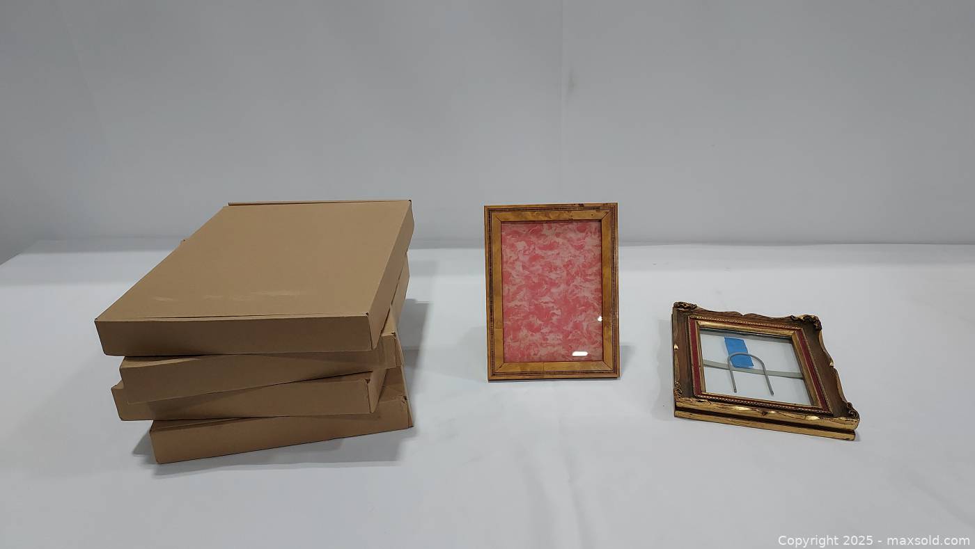 Wooden Shadow Display Boxes and Frames Set | Maxsold