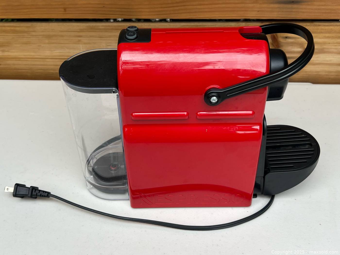Nespresso Coffee Machine Red | Maxsold