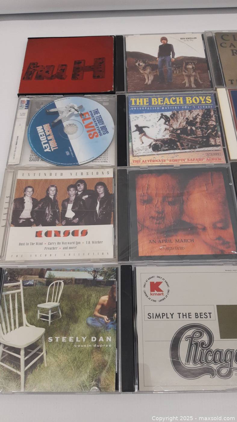24 Pop Rock CDs Elton John Beach Boys | Maxsold
