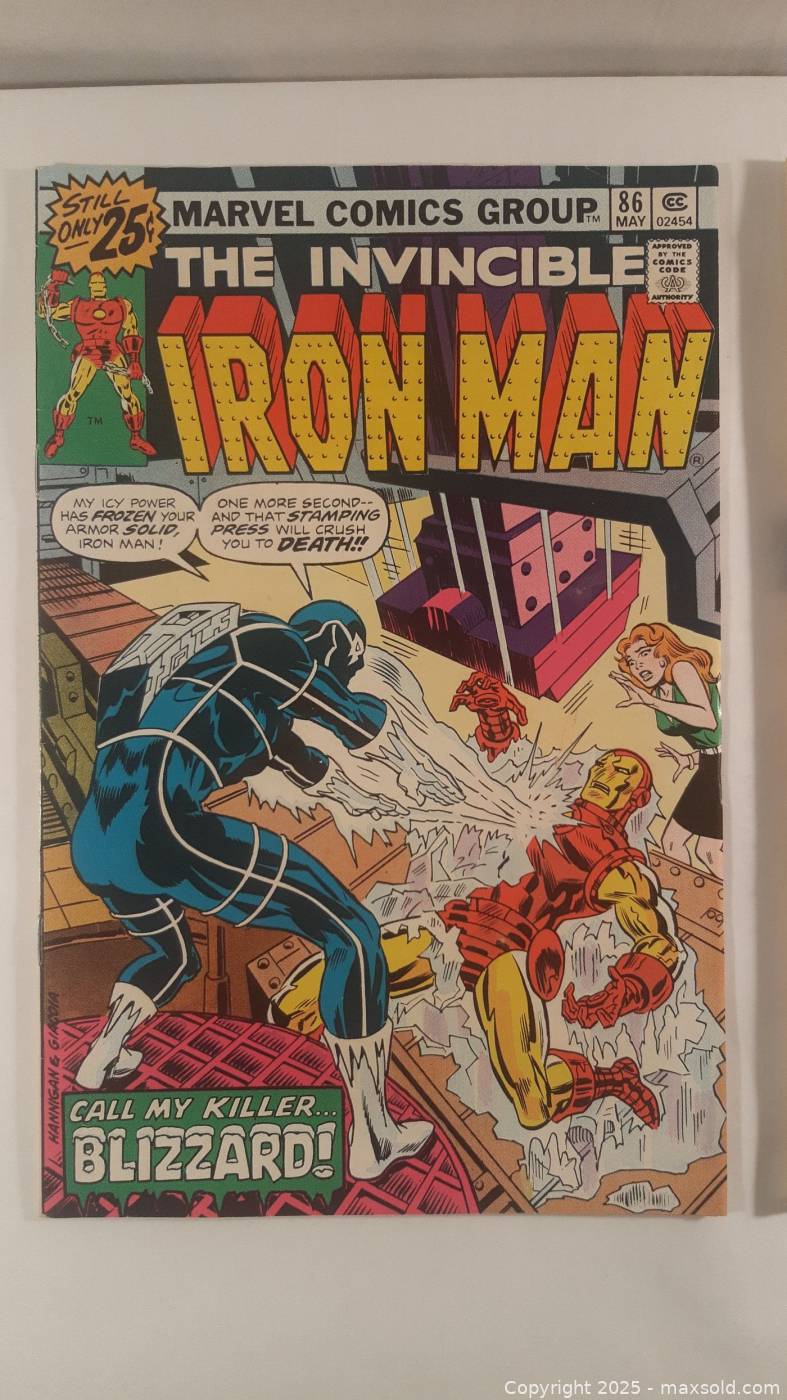 Invincible Iron Man comic books #86 #88 | Maxsold