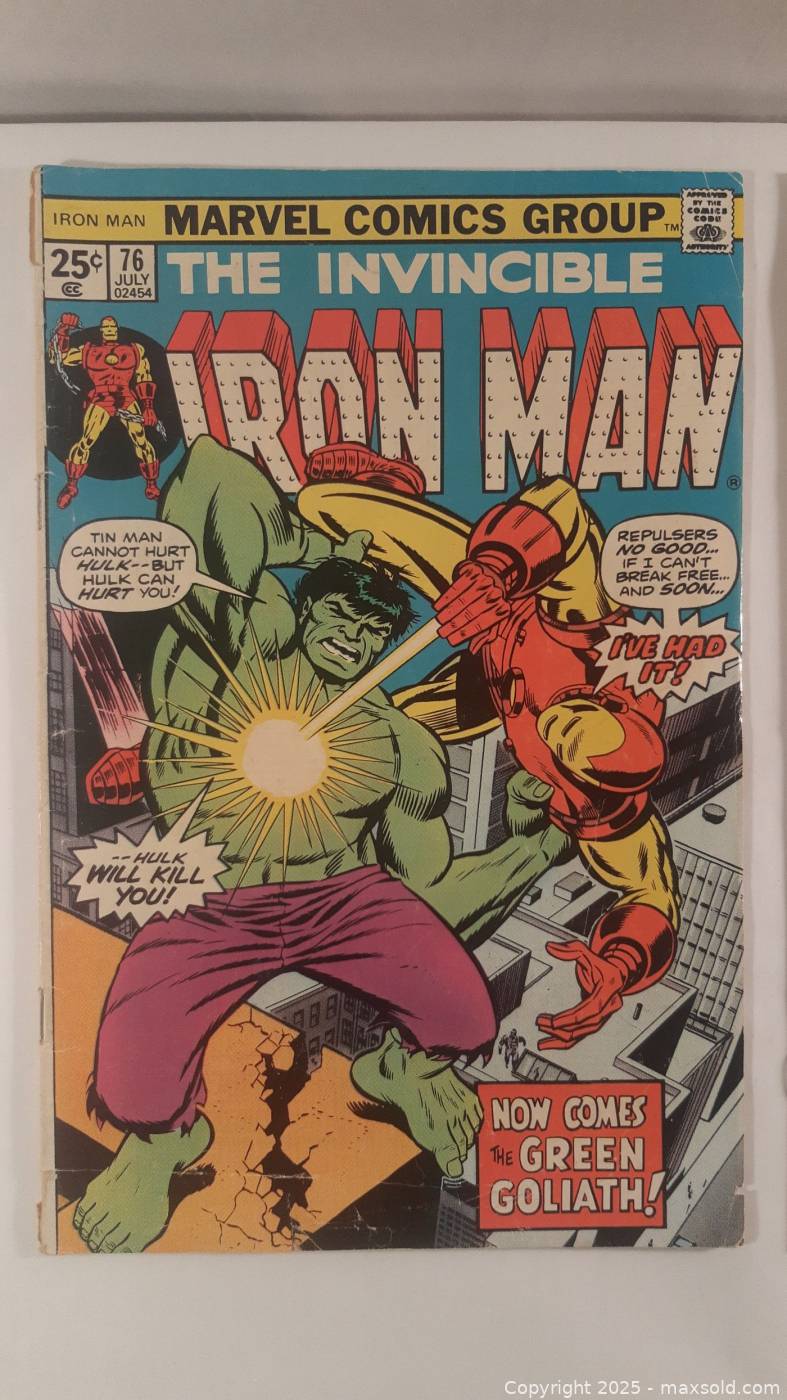 Two The Invincible Iron Man comics #69 and #76 | Maxsold