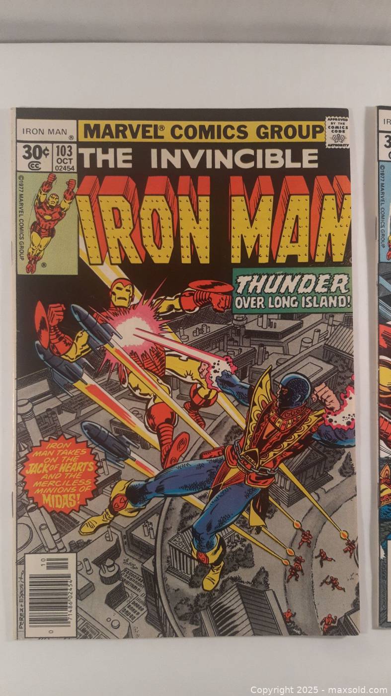 Marvel The Invincible Iron Man comics #103 & #106 | Maxsold