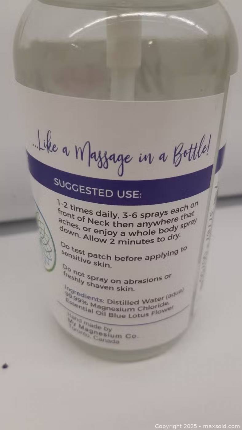 Blue Lotus Magnesium Body Mist 250 mL | Maxsold