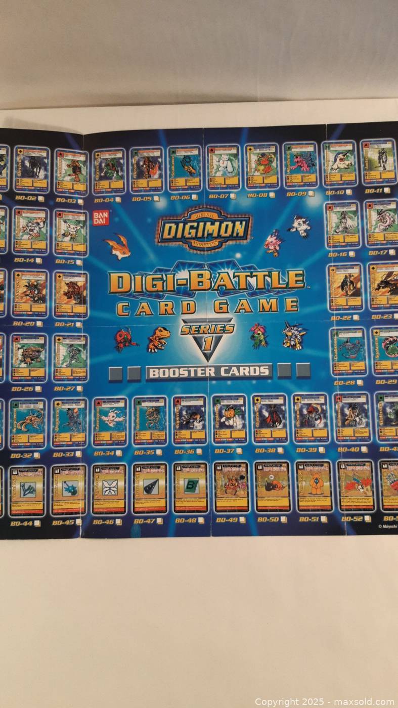 Digimon folding posters and promo disc | Maxsold