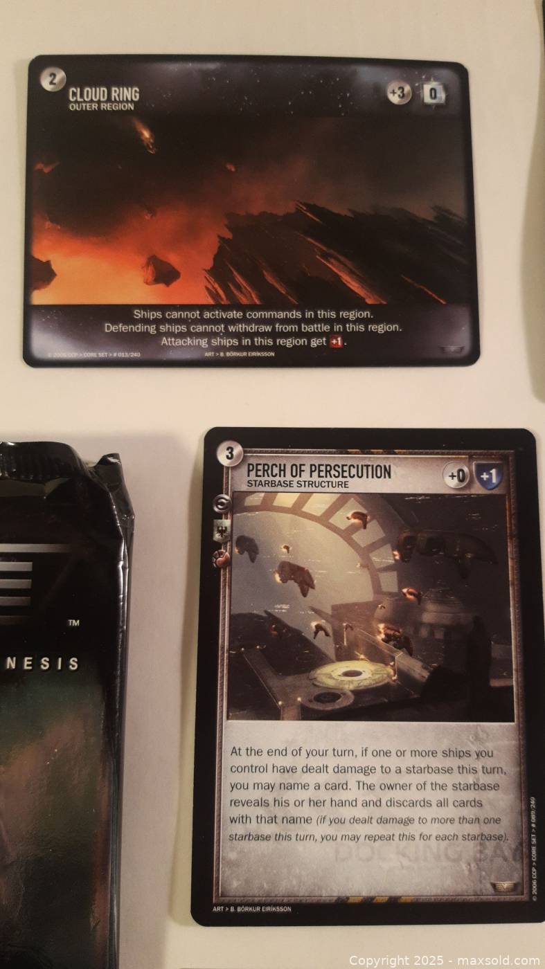 Eve The Second Genesis Core Set 15 Cards | Maxsold