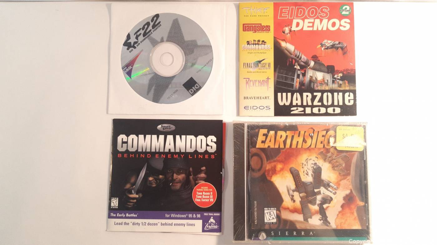 Four PC CD-ROM Games | Maxsold