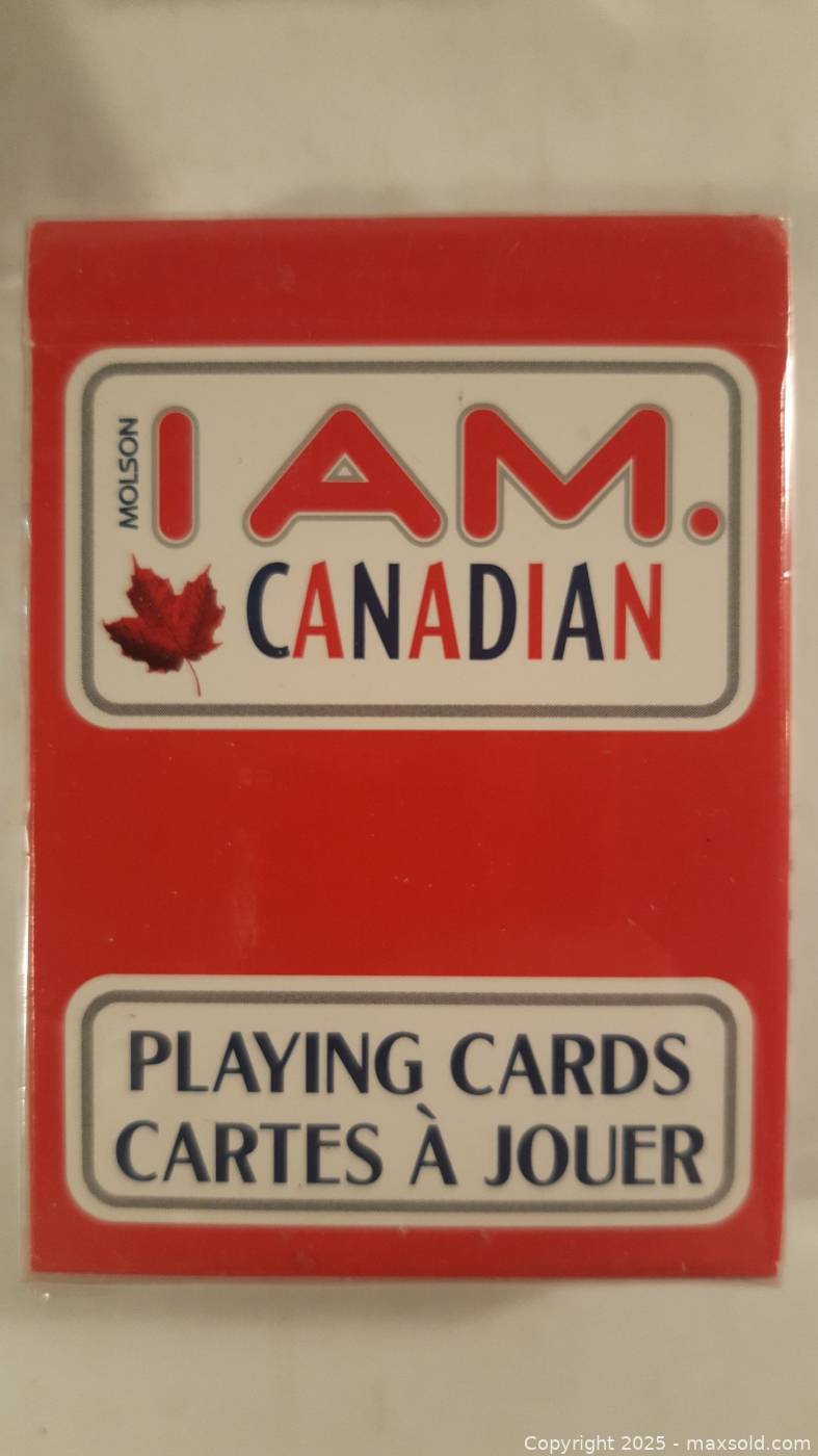 Molson I Am Canadian playing card deck | Maxsold