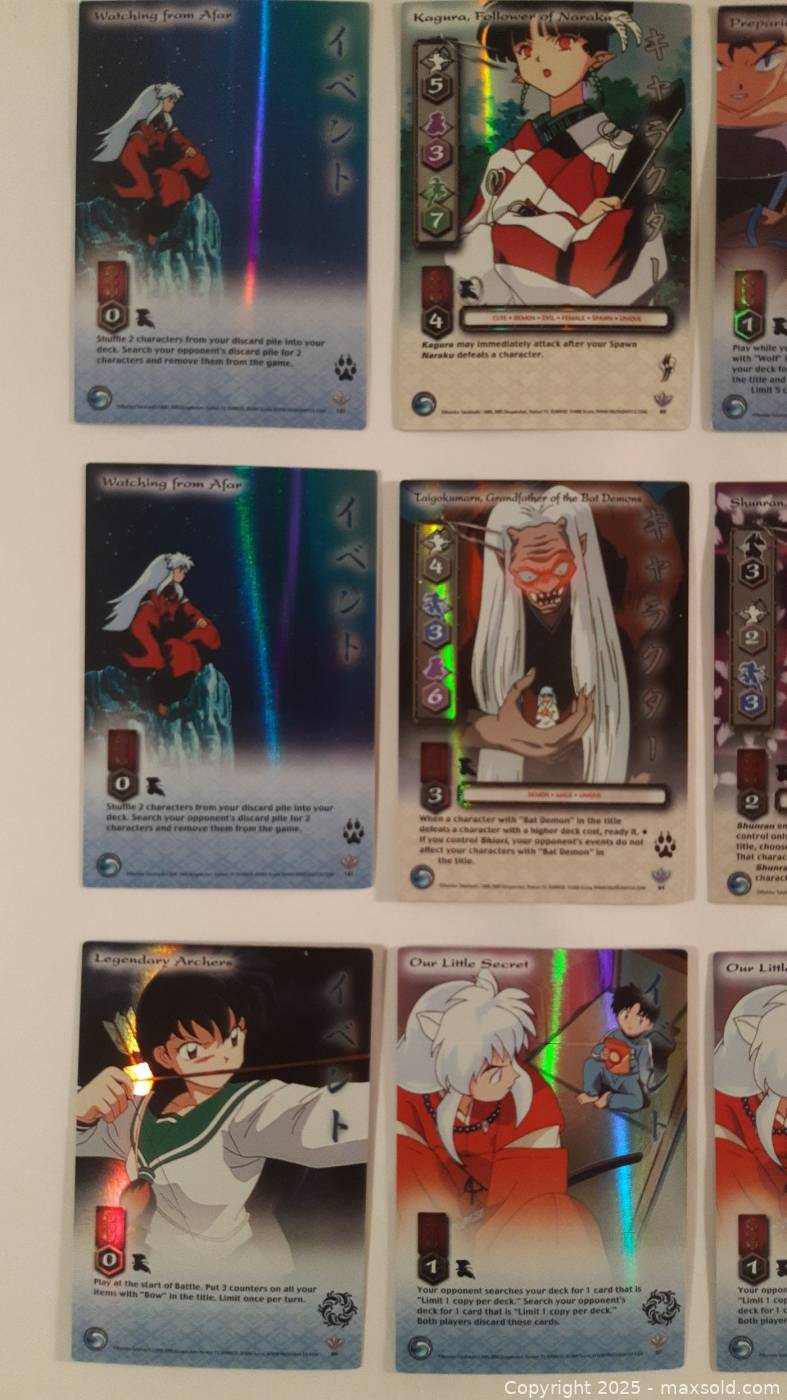 Inuyasha TCG 27 Trading Cards | Maxsold
