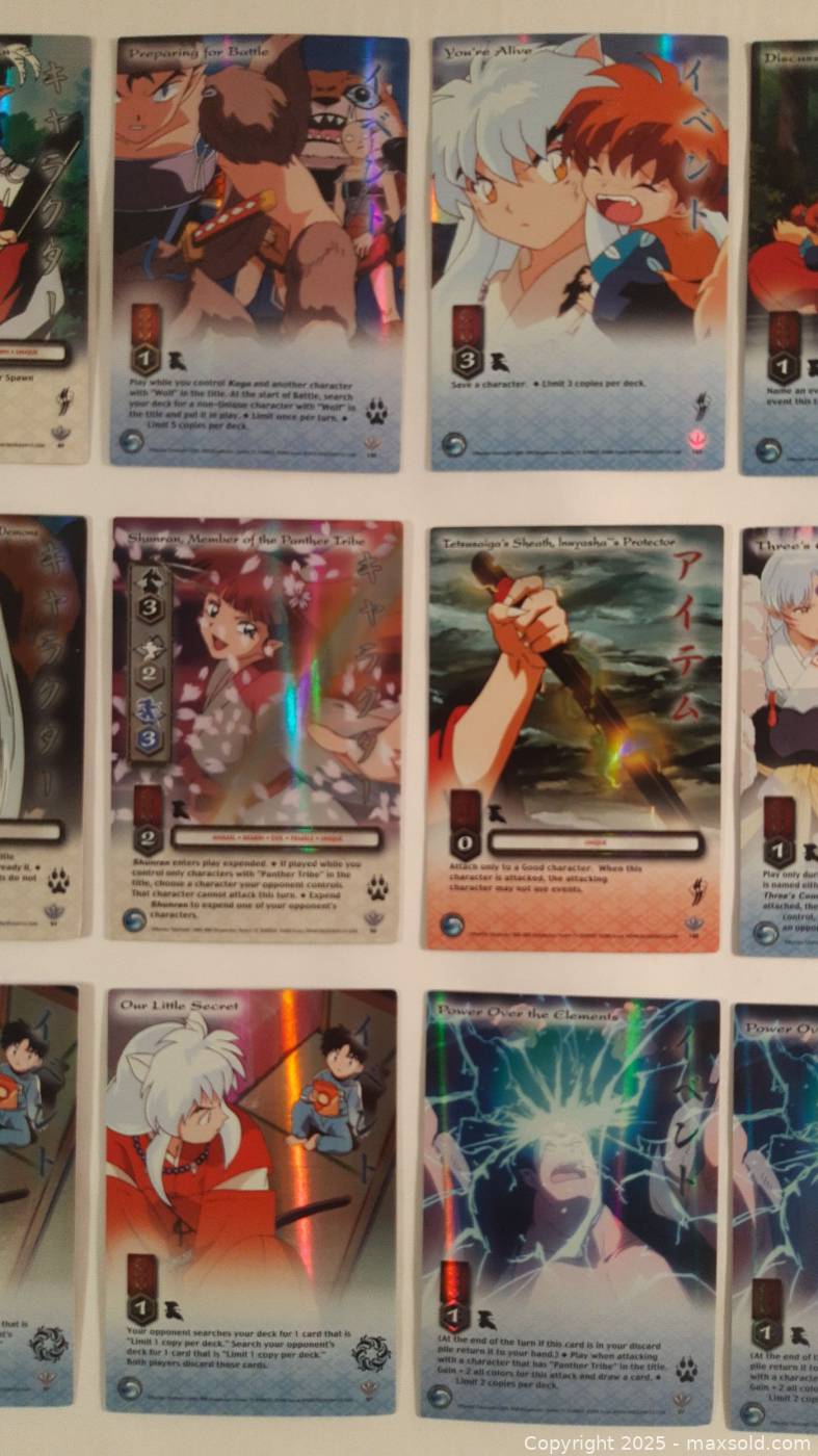 Inuyasha TCG 27 Trading Cards | Maxsold