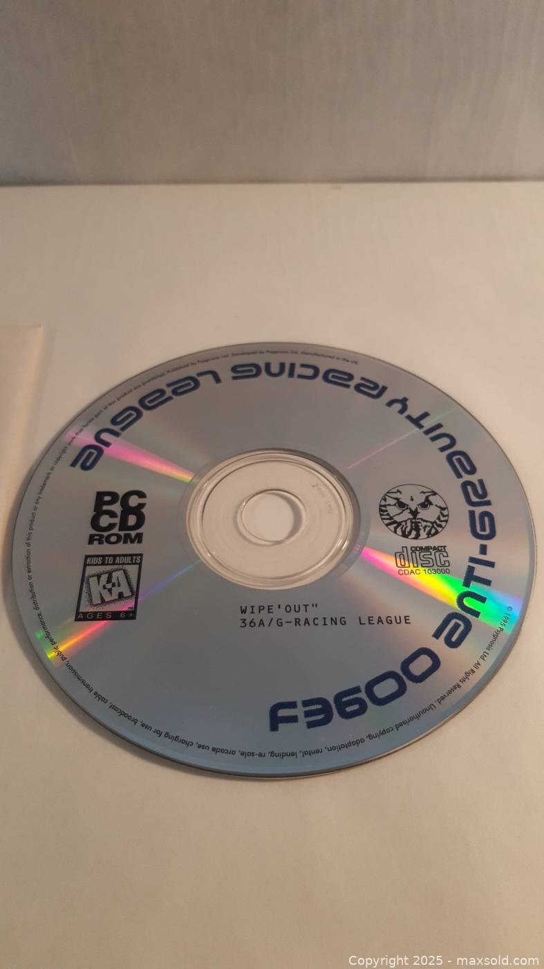 Wipeout PC CD-ROM Game Disc | Maxsold