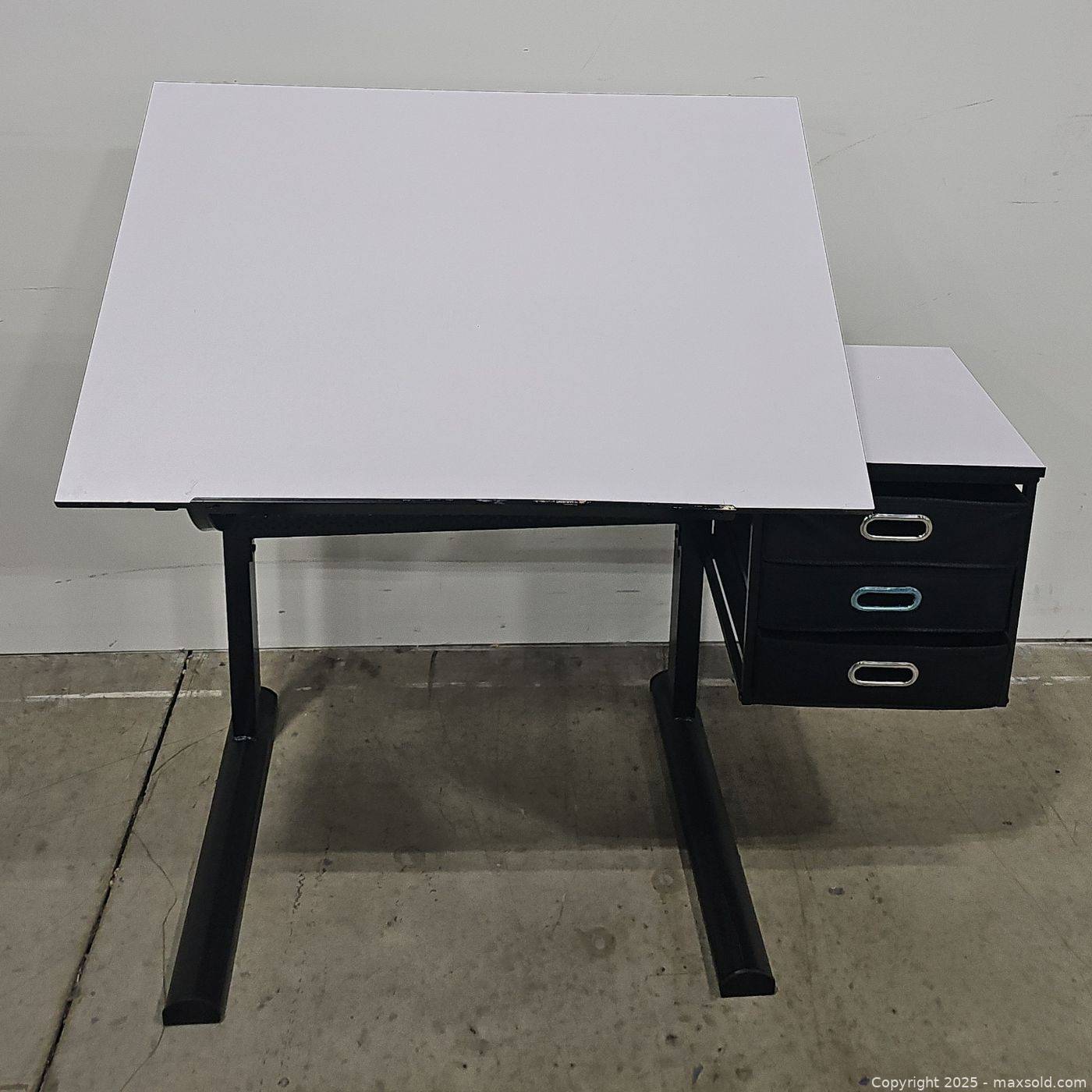 Adjustable Drafting Table with Tilting Drawing Surface and Storage ...