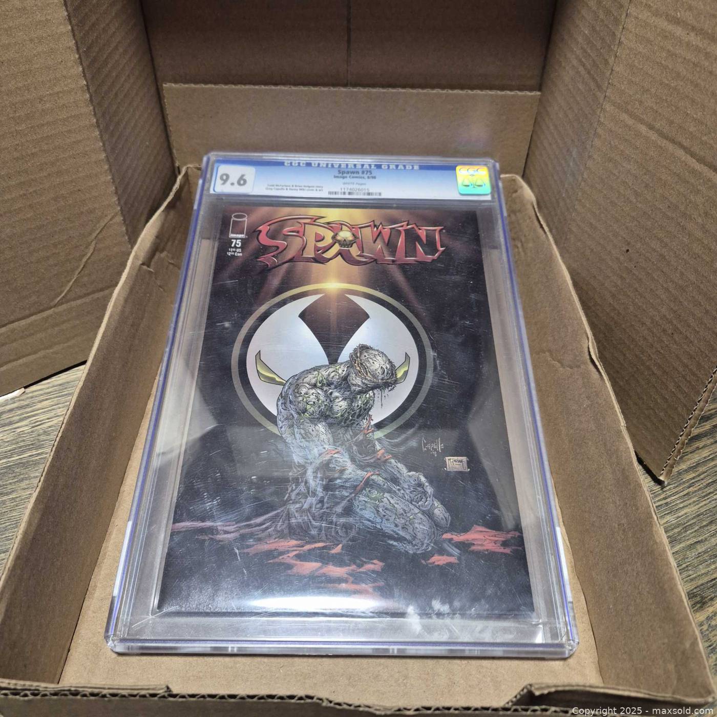 CGC 9.6 Spawn #75 graded comic | Maxsold