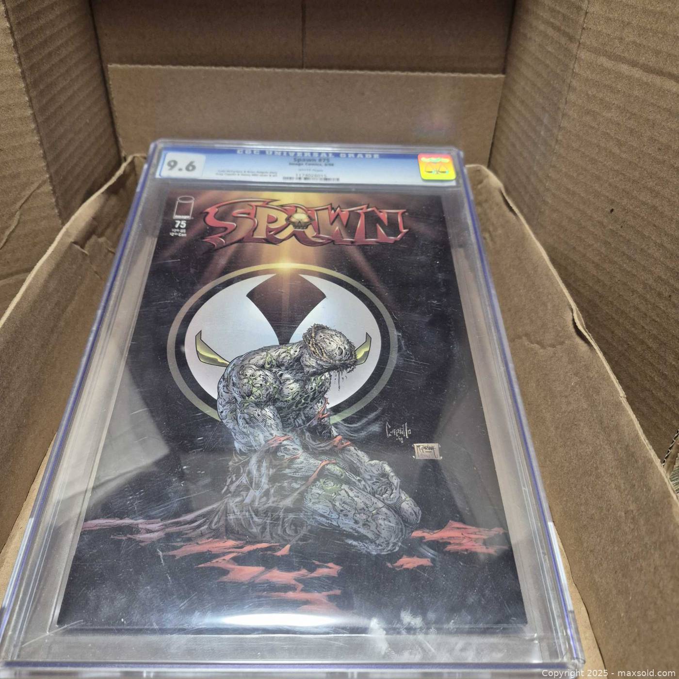 CGC 9.6 Spawn #75 graded comic | Maxsold