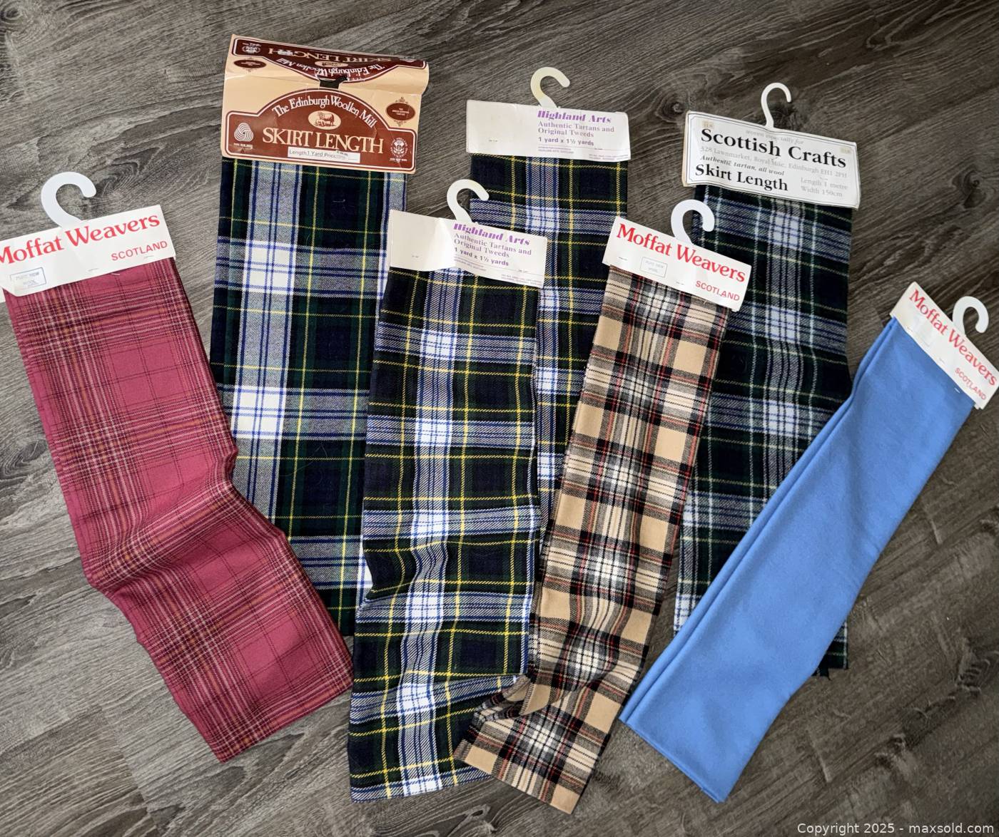 Lot of Scottish Wool Fabric Yards | Maxsold