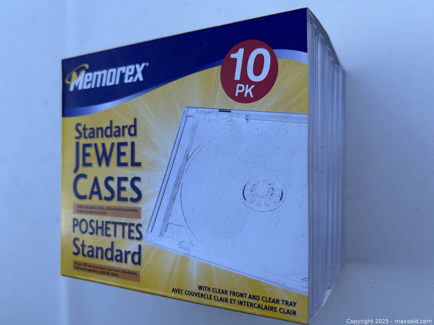Memorex 10-Pack Standard CD Jewel Cases | Maxsold