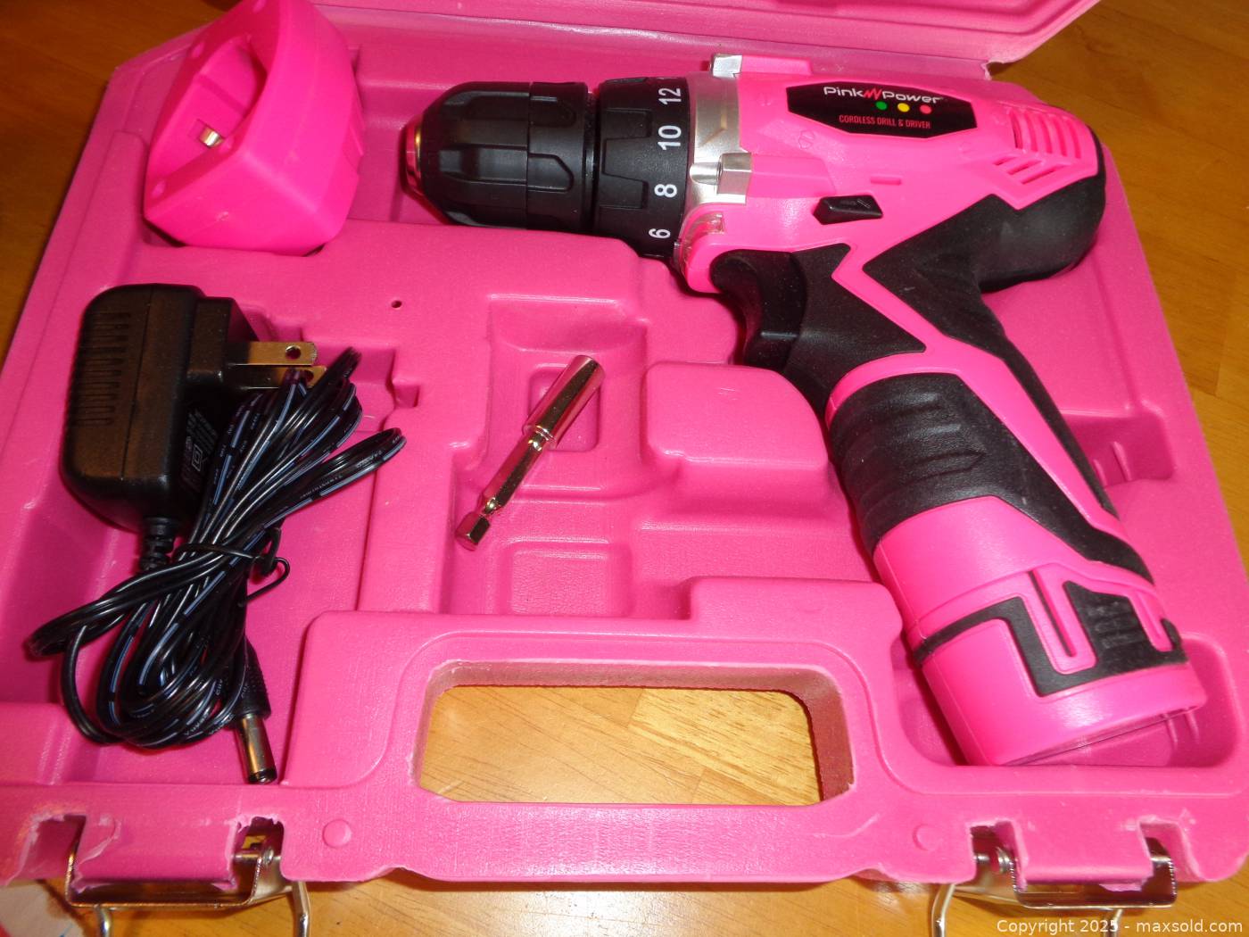 Pink Power cordless drill & driver set | Maxsold