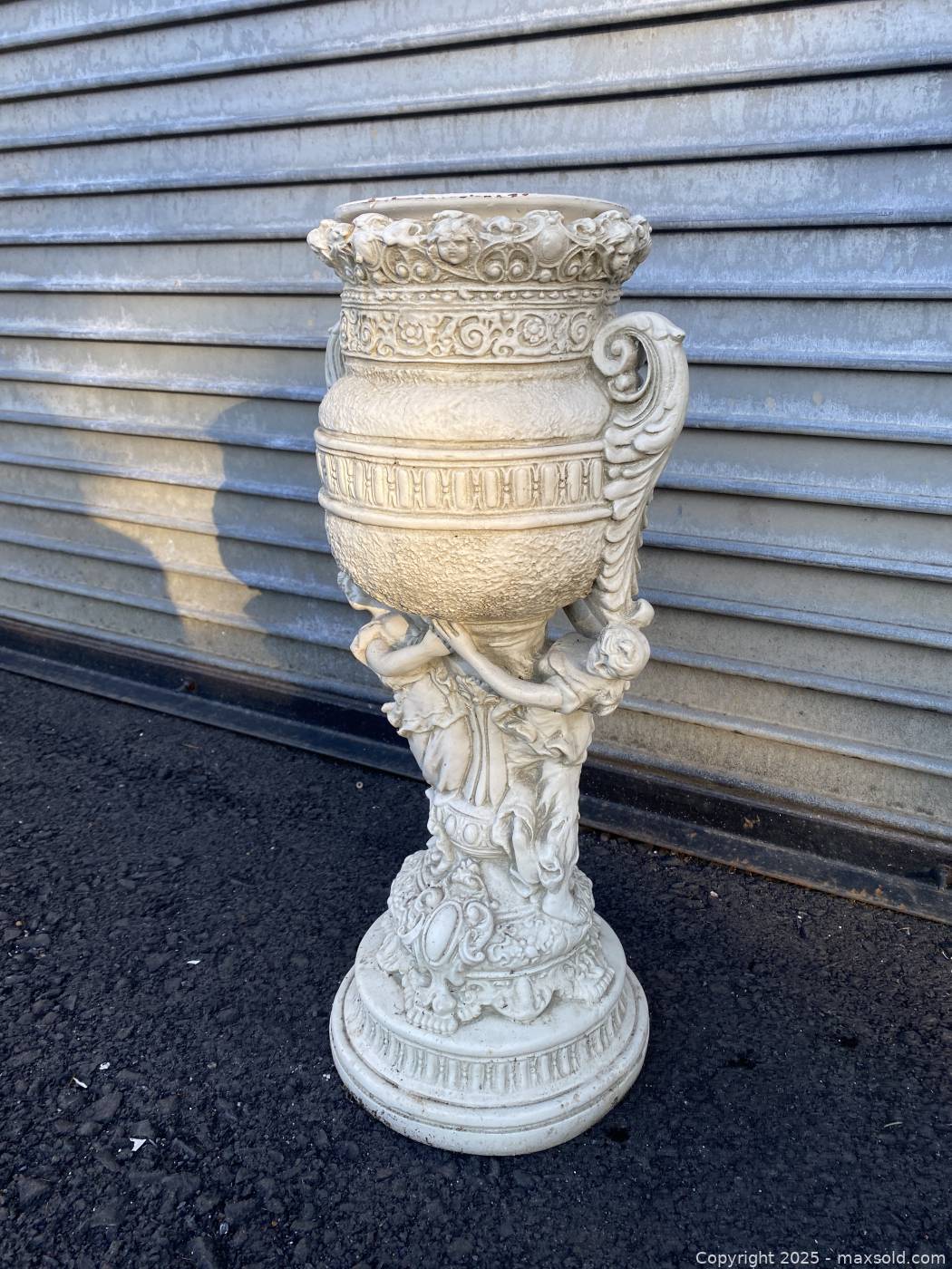 Neoclassical Cast Plaster Plant Stand | Maxsold