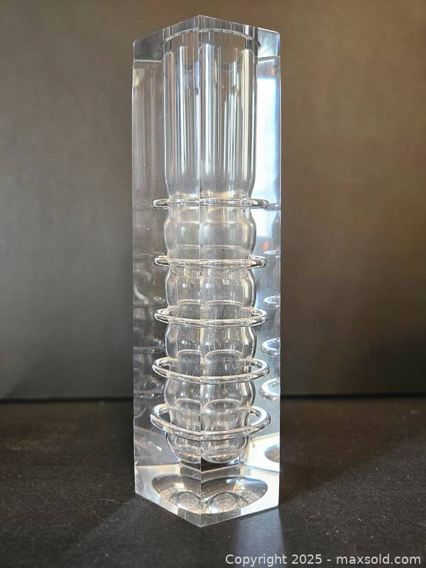 Original Cut and Cased Josef Svarc Mid Century Vase | Maxsold