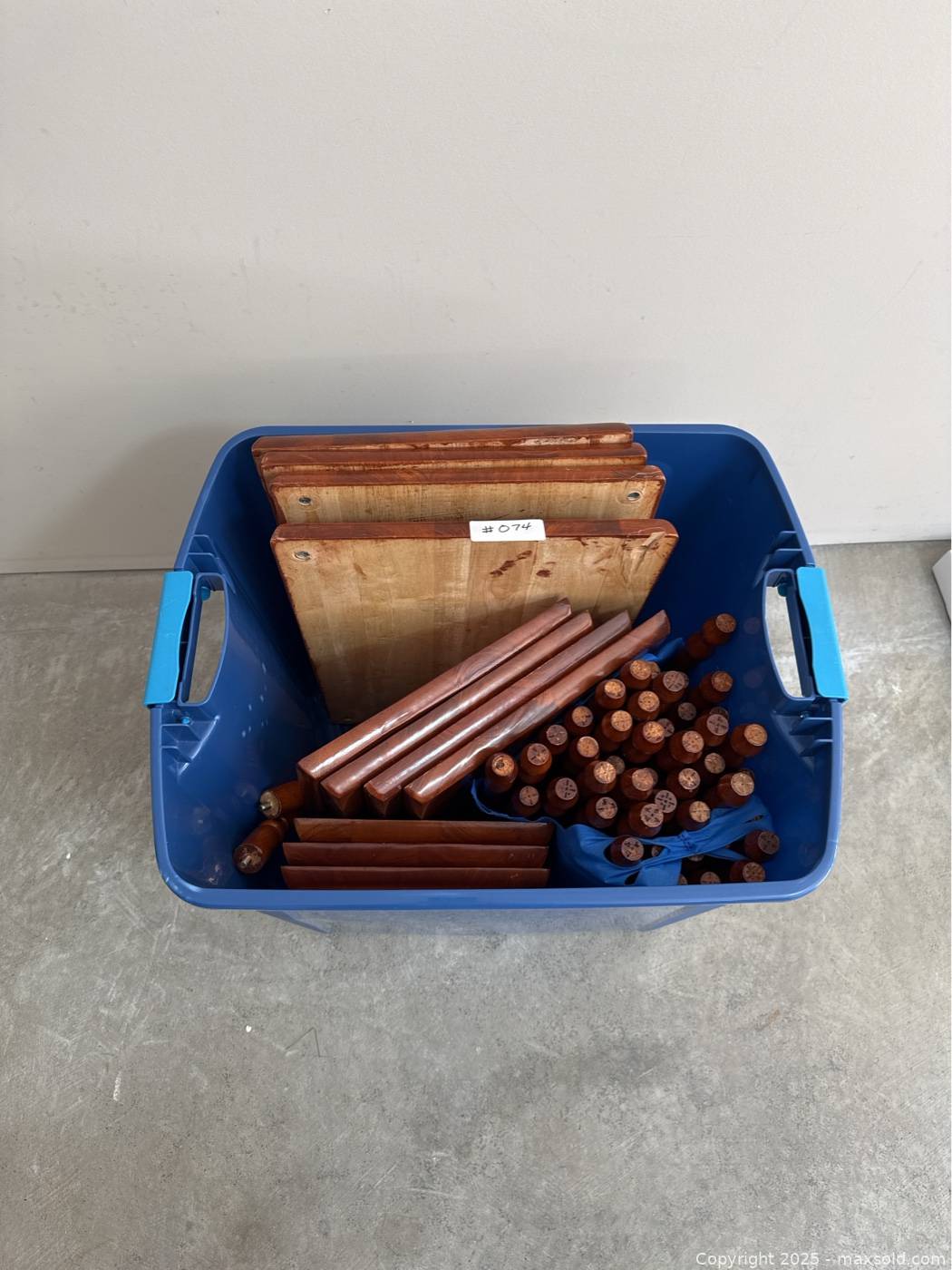 4 Sets Wooden Nesting Tables Unassembled | Maxsold