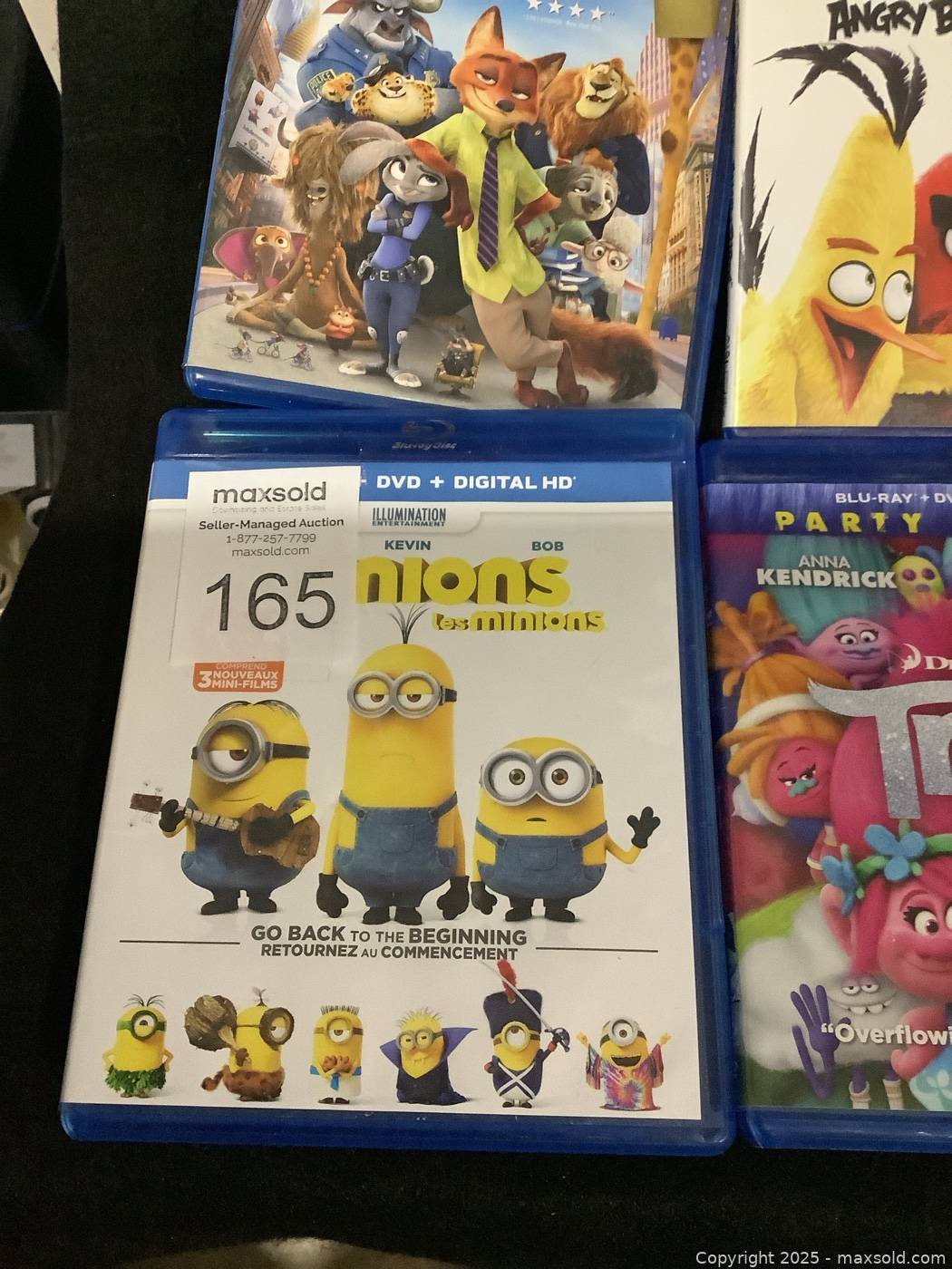 6 Children’s Blu-ray Movies: Minions, Trolls, Zootopia, Angry Birds ...