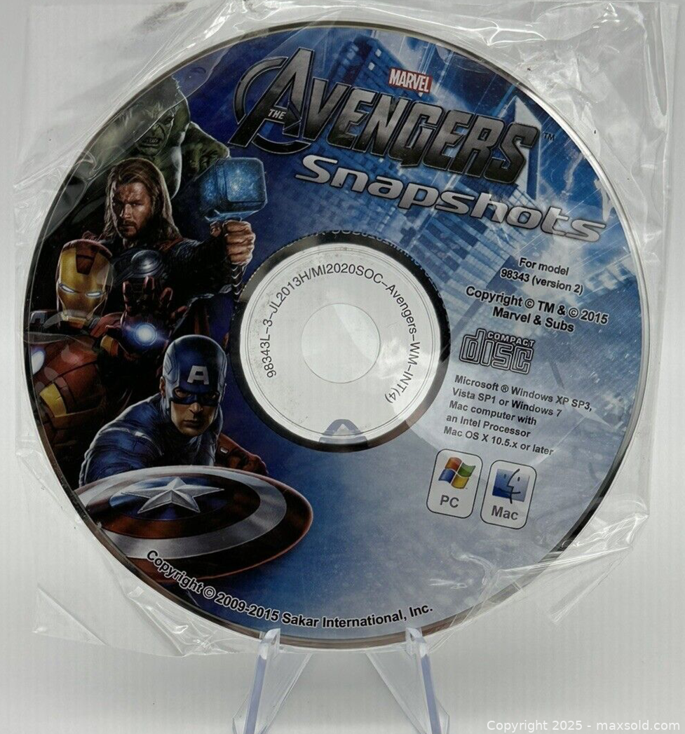 2015 Marvel Avengers Snapshots CD-ROM | Maxsold