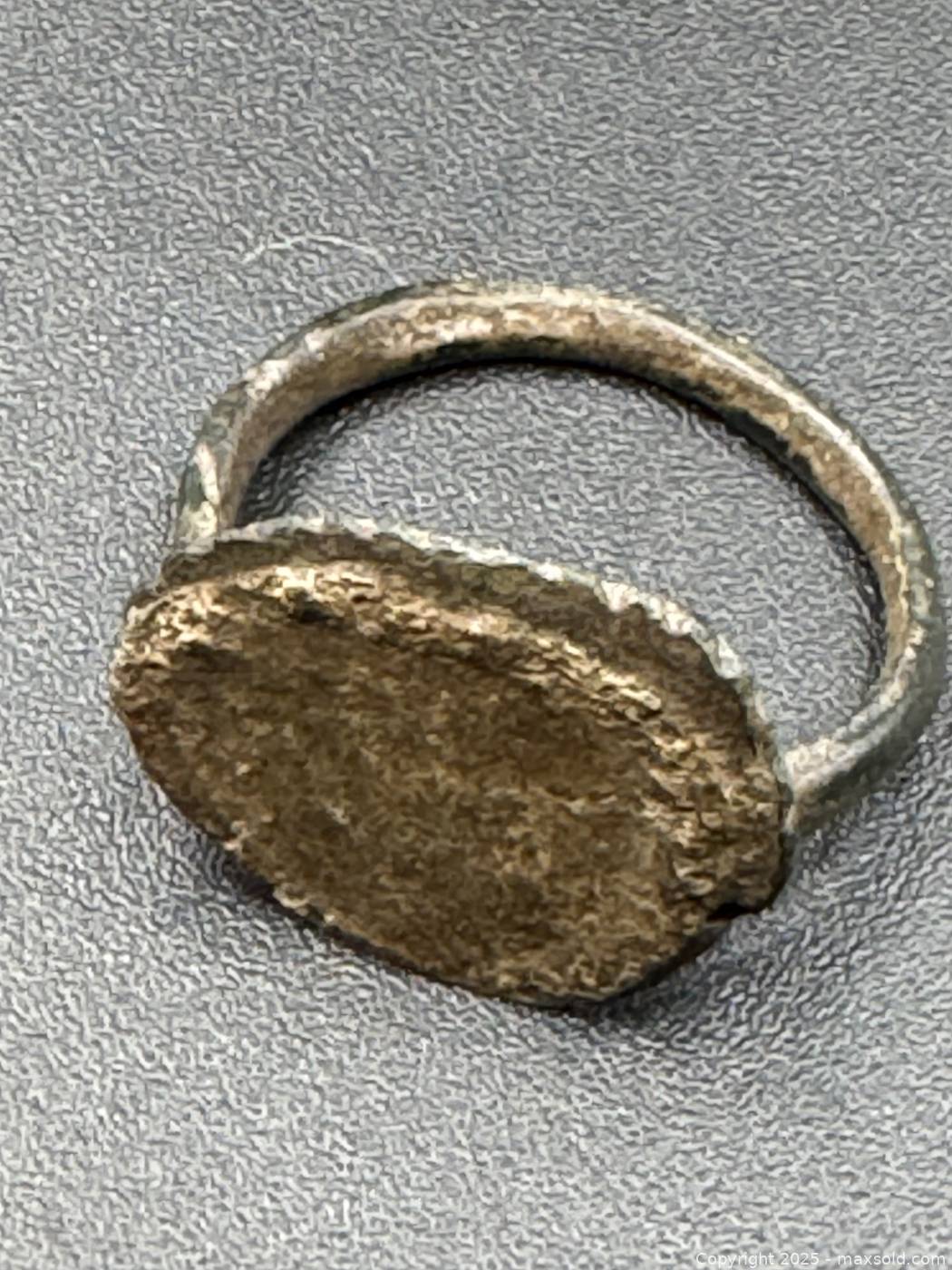 Ancient Roman Bronze Signet Ring | Maxsold