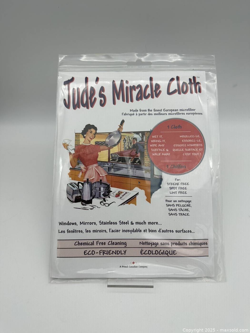 Jude's Miracle Cloth chemical-free microfiber cleaning cloth | Maxsold